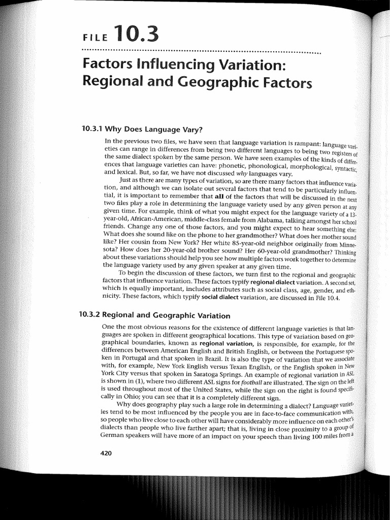 3-Factors Influencing Variation Regional and Geographic Factors | PDF