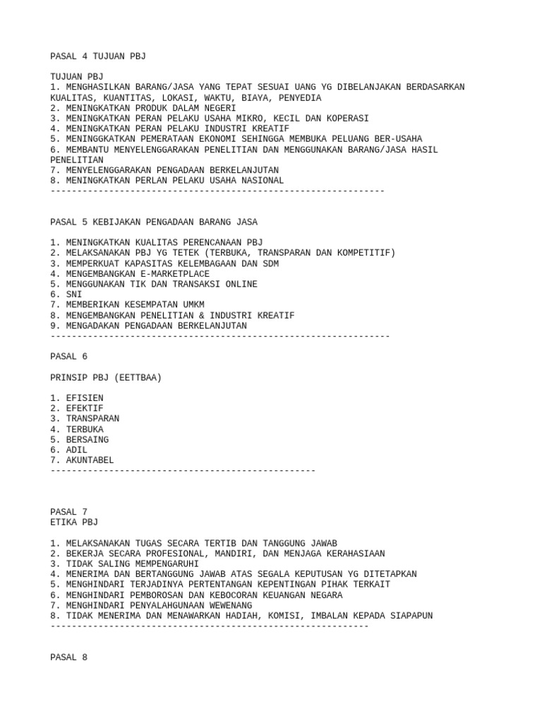 PBJ Dasar-Dasar | PDF