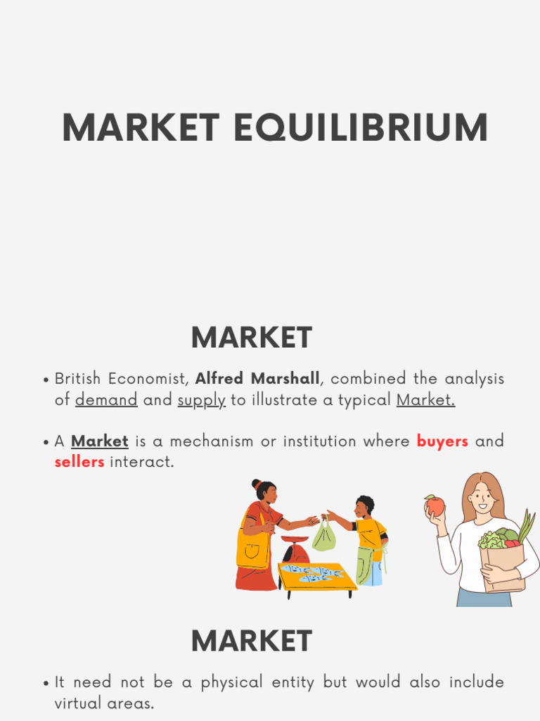 Understanding Market Equilibrium Dynamics | PDF | Economic Equilibrium ...