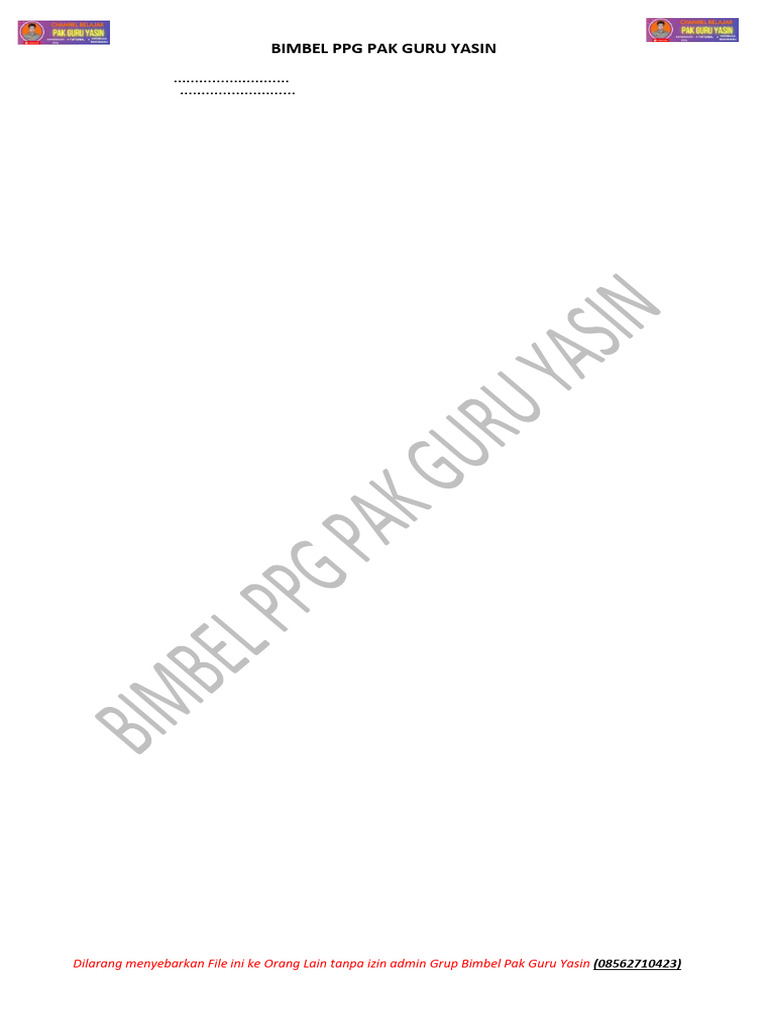 Resume KB 2 Asesmen Dalam Kurikulum Merdeka - Bimbel PPG Pak Guru Yasin | PDF