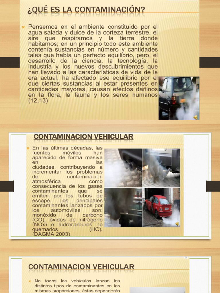 ¿Qué Es La Contaminación Vehicular – IUZDG
