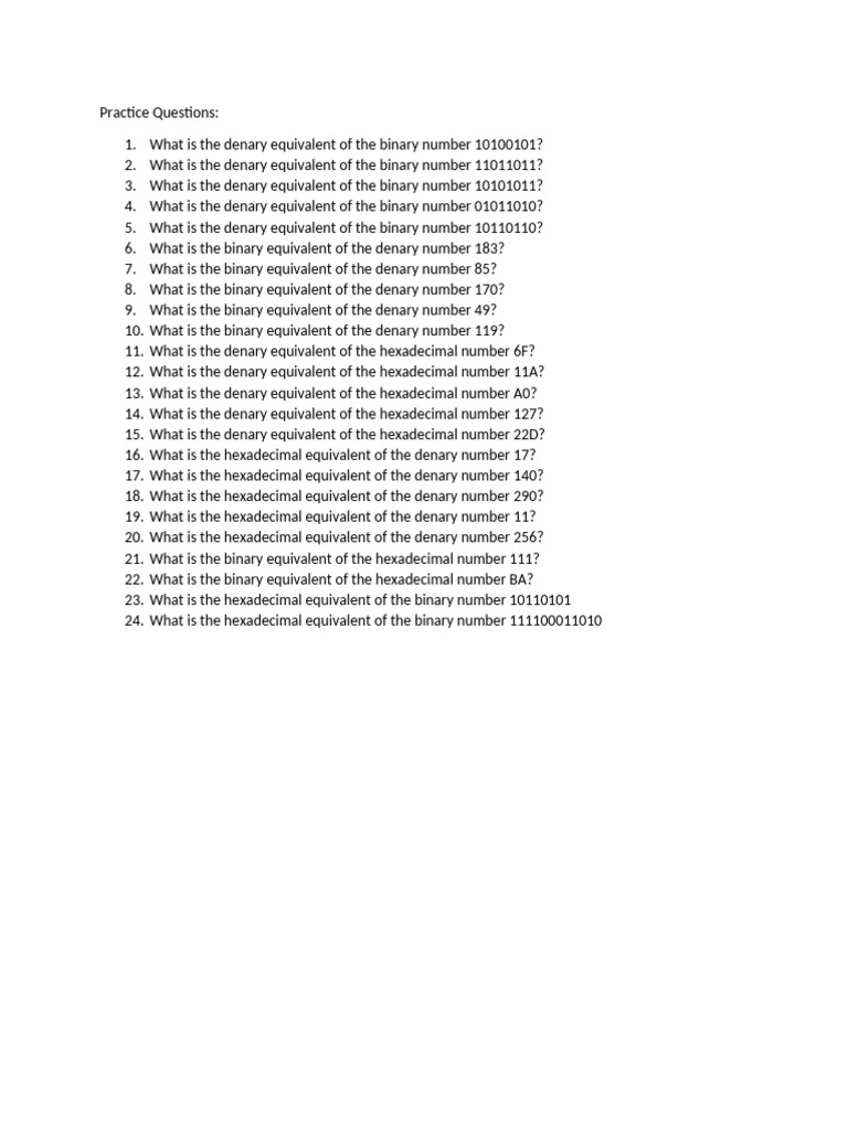 Exercise 1 | PDF