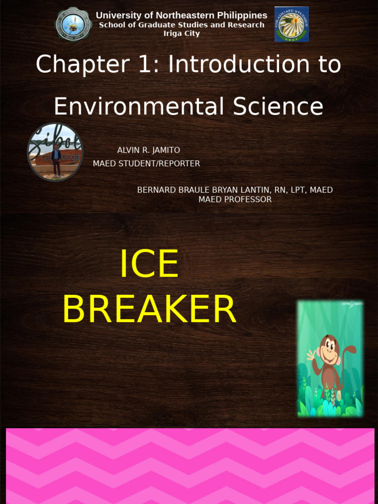 Envi Sci. Week 1. Chapter 1 .Sir Alvin Report | PDF | Science ...
