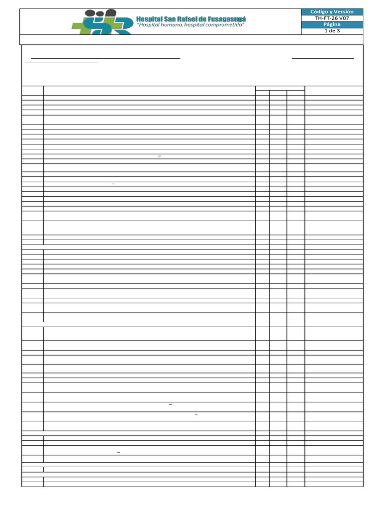 Th-ft-26 v07 Formato Lista Documentos Contratación Directa 7nv2024 | PDF | Unidad de Cuidados ...