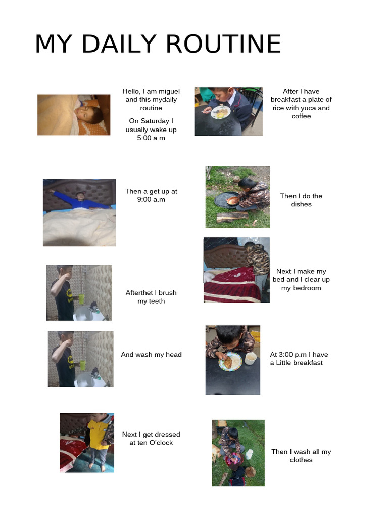 My Daily Routine | PDF