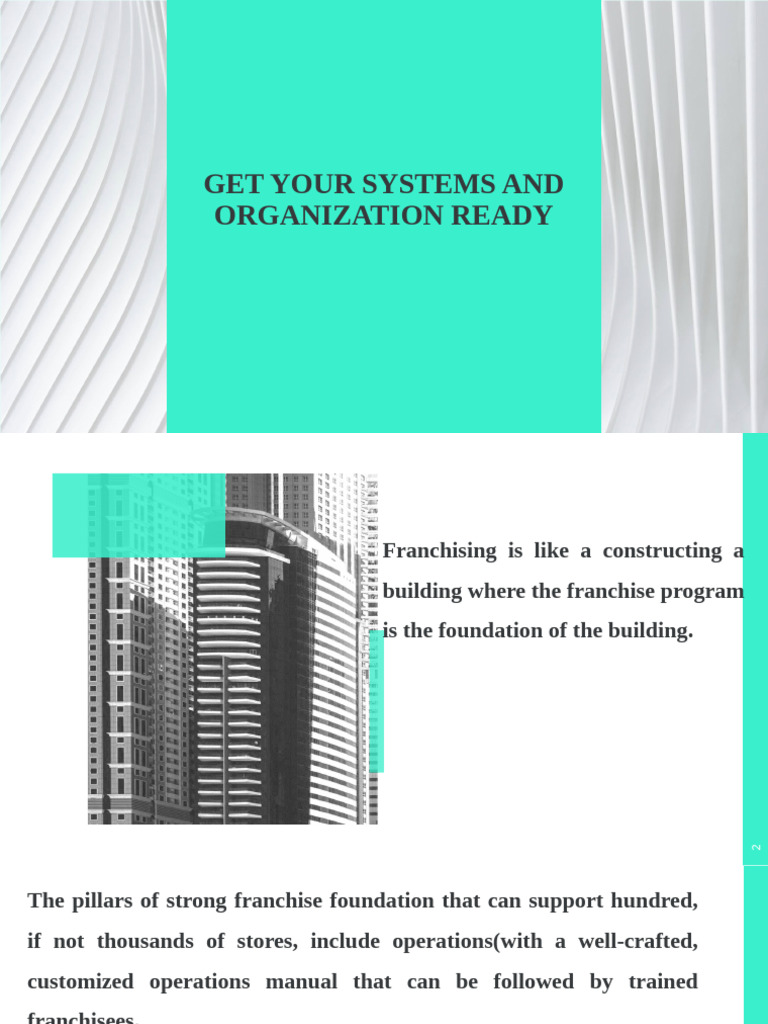 Get Your Systems and Organization Ready, 2 | PDF | Franchising | Contract Law