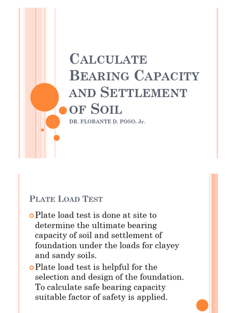 Soil Bearing Capacity Calculation Guide | PDF | Earth Sciences ...