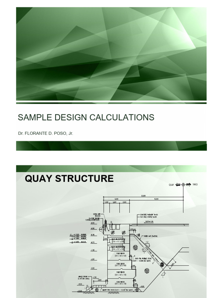 5 Sample Design Calculations | PDF | Geotechnical Engineering