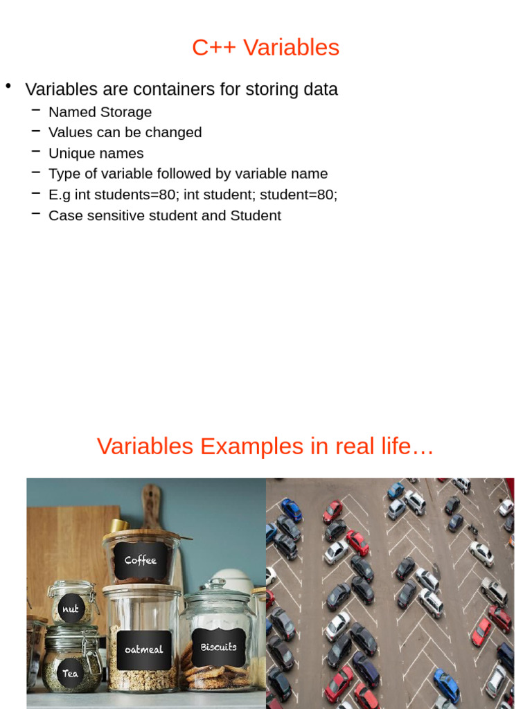 Variables And Operators 1 Pdf Integer Computer Science Data Type
