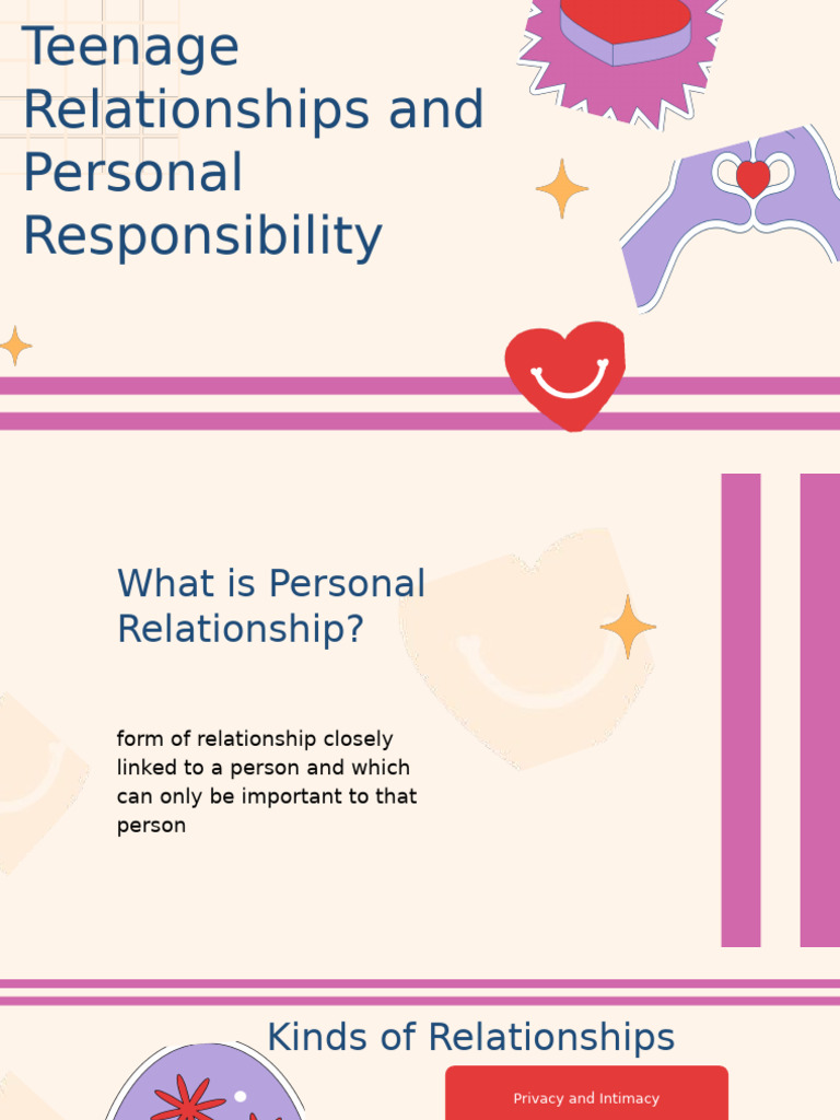 Teen Relationships and Personal Responsibility Autosaved | PDF | Love | Intimate Relationships