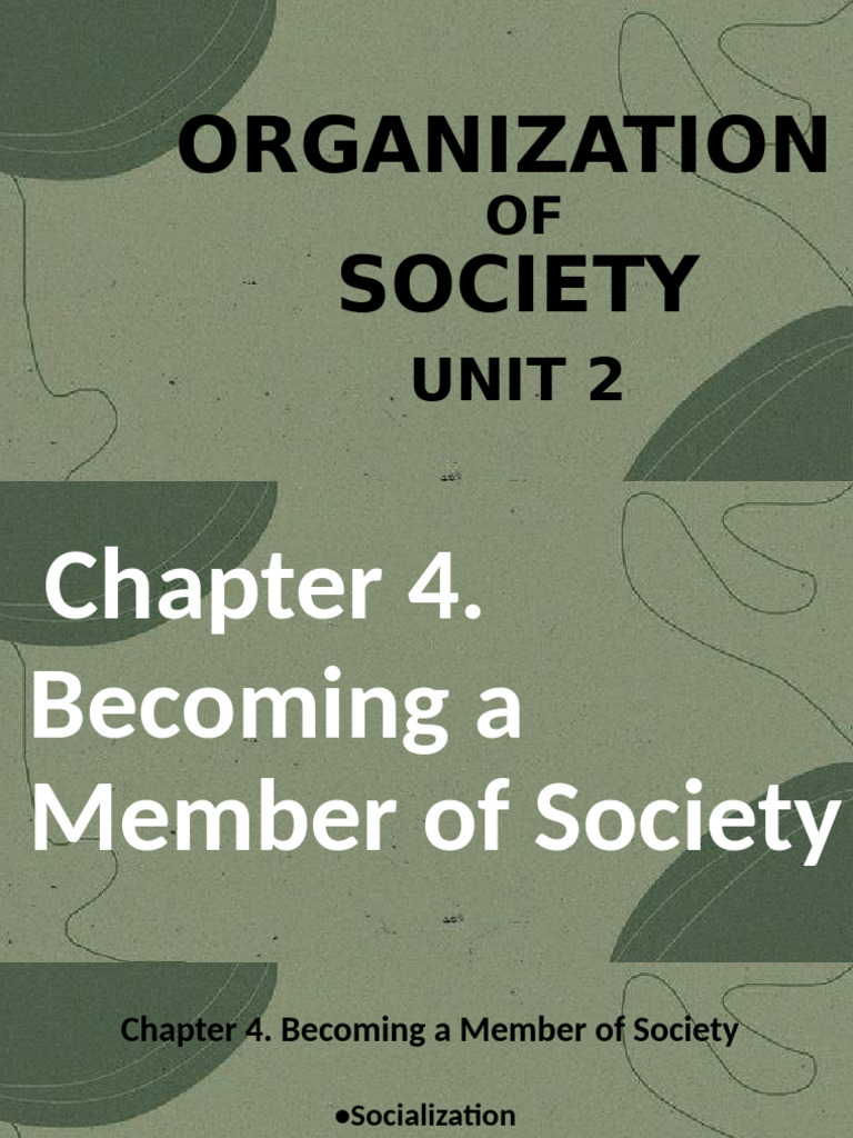 Understanding Socialization in Society | PDF | Deviance (Sociology ...