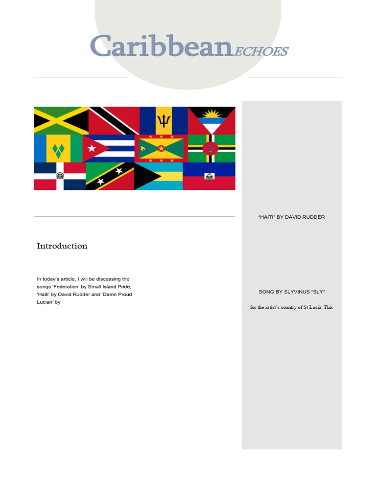 Caribbean Civ Assignment 3 Magazine | PDF | Pan American Health ...