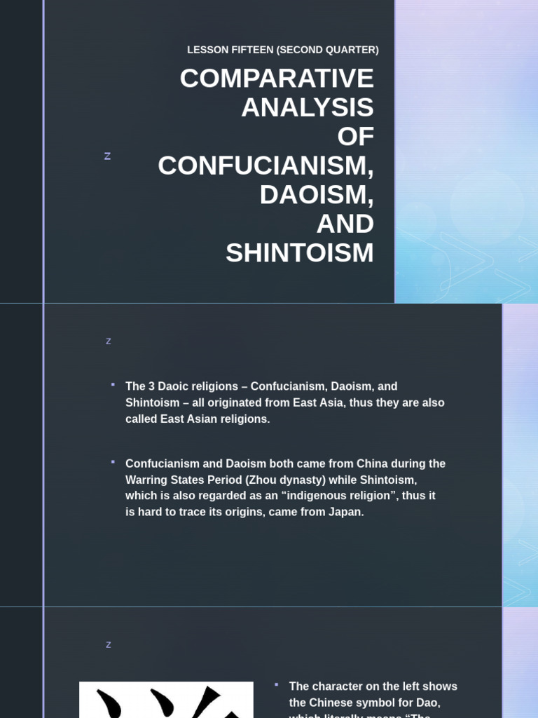 Comparative Analysis of East Asian Religions | PDF | Shinto | Confucianism