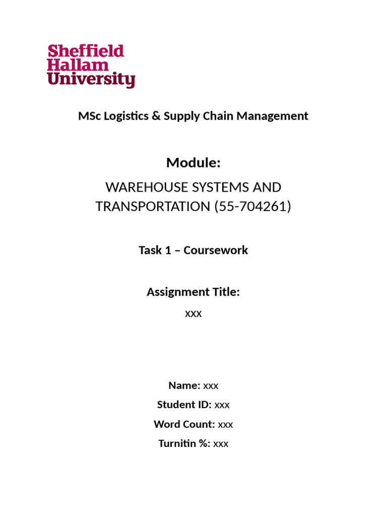Assignment Cover Page - Tagged | PDF