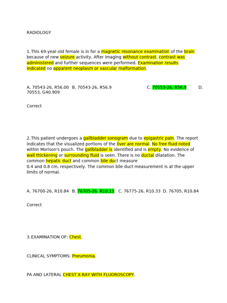 Radiology QUESTIONS | PDF | Radiology | Radiation Therapy