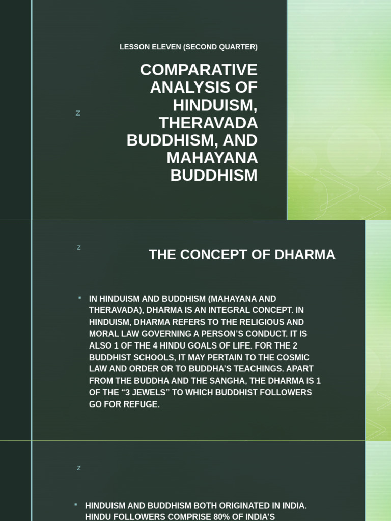 Comparative Study of Hinduism and Buddhism | PDF | Karma | Moksha