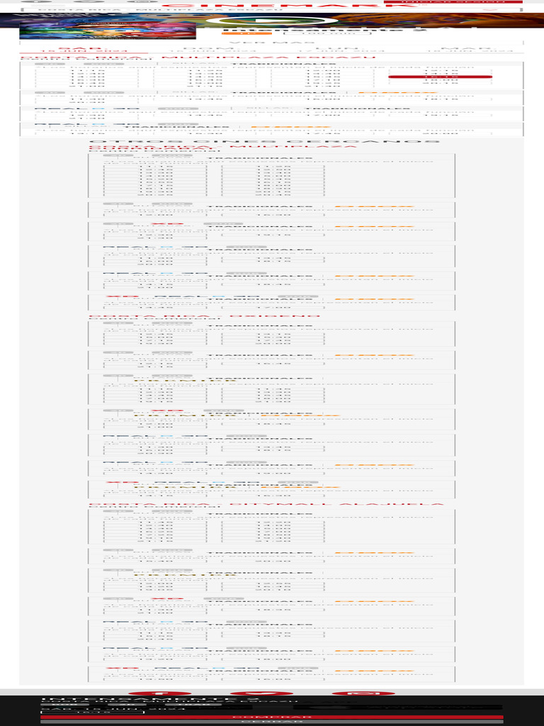 Pelicula - Cinemark Costa Rica | PDF
