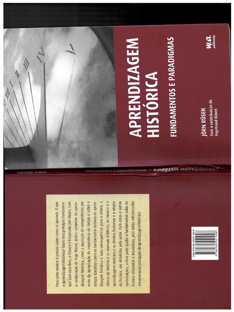 RUSEN, Jorn - Aprendizagem Histórica Fundamentos e Paradigmas | PDF