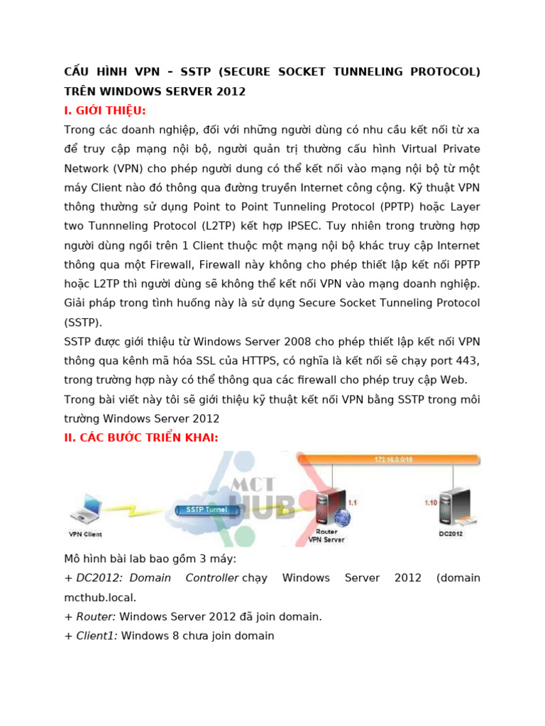 Cau Hinh VPN - SSTP (Secure Socket Tunneling Protocol) Tren Windows ...