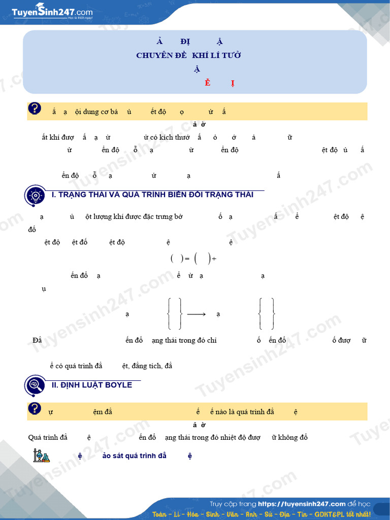 Dinh Luat Boyle 1719286201 | PDF