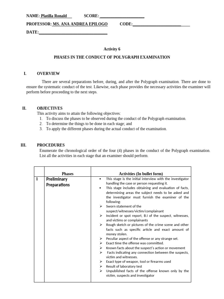 Act 6 Forensic5 Pdf Polygraph