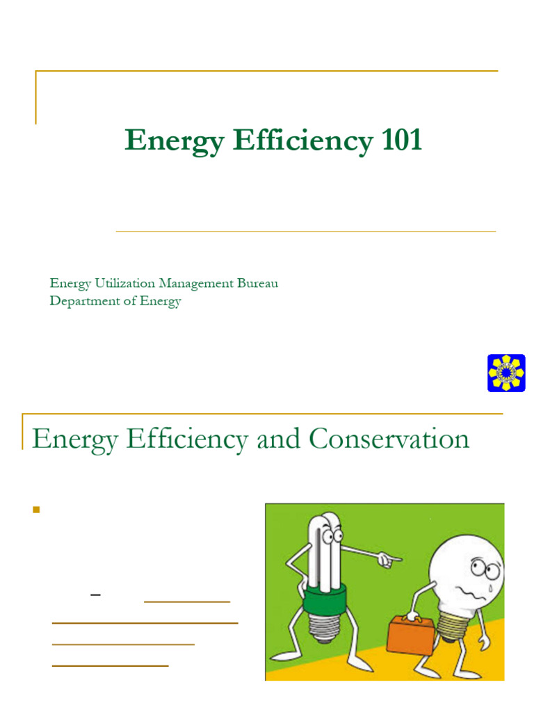 Energy Efficiency 101 | PDF | Efficient Energy Use | Electric Energy Consumption