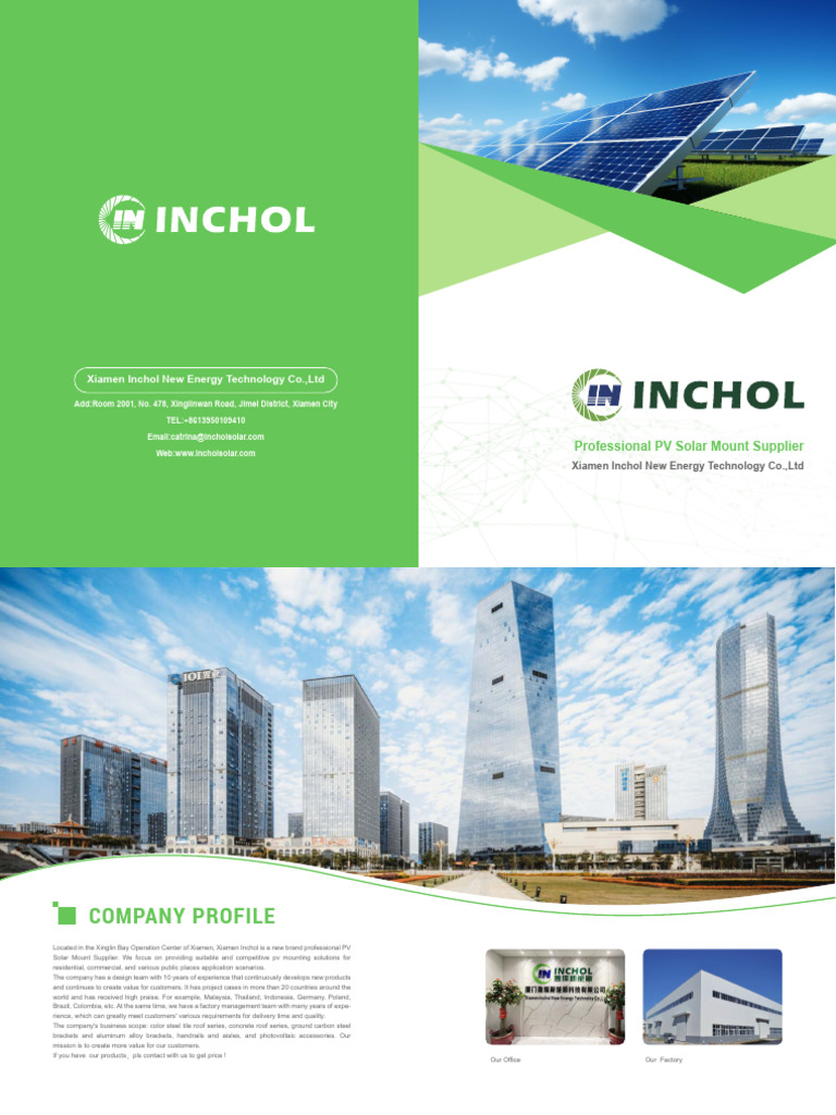 Inchol Solar Catalog-2024.11 | PDF | Roof | Solar Panel