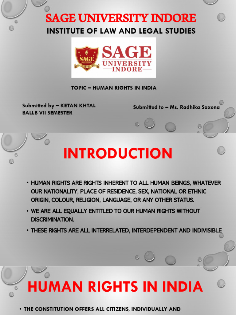 Ketan Human Rights Assignment | PDF | Writ | Social Equality
