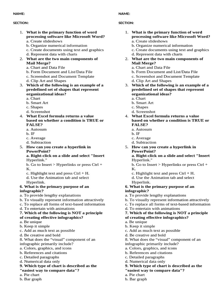 Section 1 | PDF | Infographics | Chart