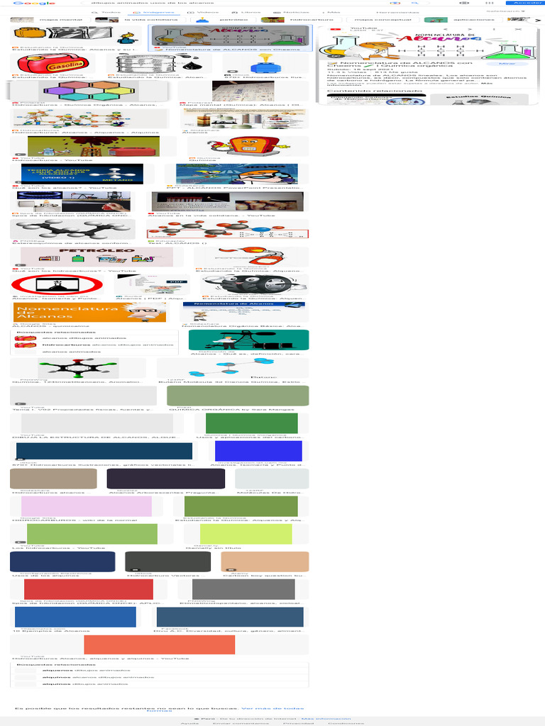 Dibujos Animados Usos de Los Alcanos - Búsqueda de Google | PDF ...