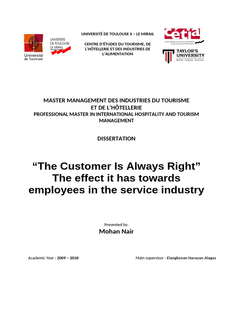 Masters Dissertation | PDF | Motivation | Motivational