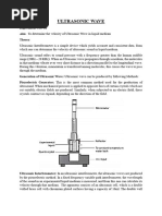 Ultrasonic Interferometer Lab Manual | PDF | Ultrasound | Sound