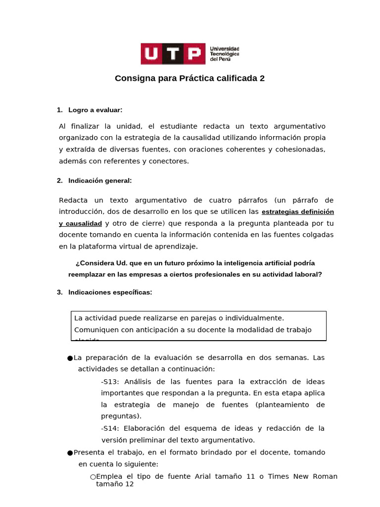 CONSIGNA PC2 CRT1 - Nataly Azalde | PDF | Inteligencia artificial ...