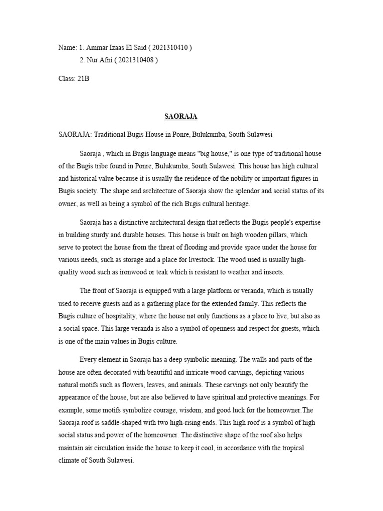 Eft Ammar Izaas El Said & Nur Afni | PDF