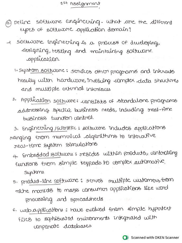 SE - Assignment 1 | PDF