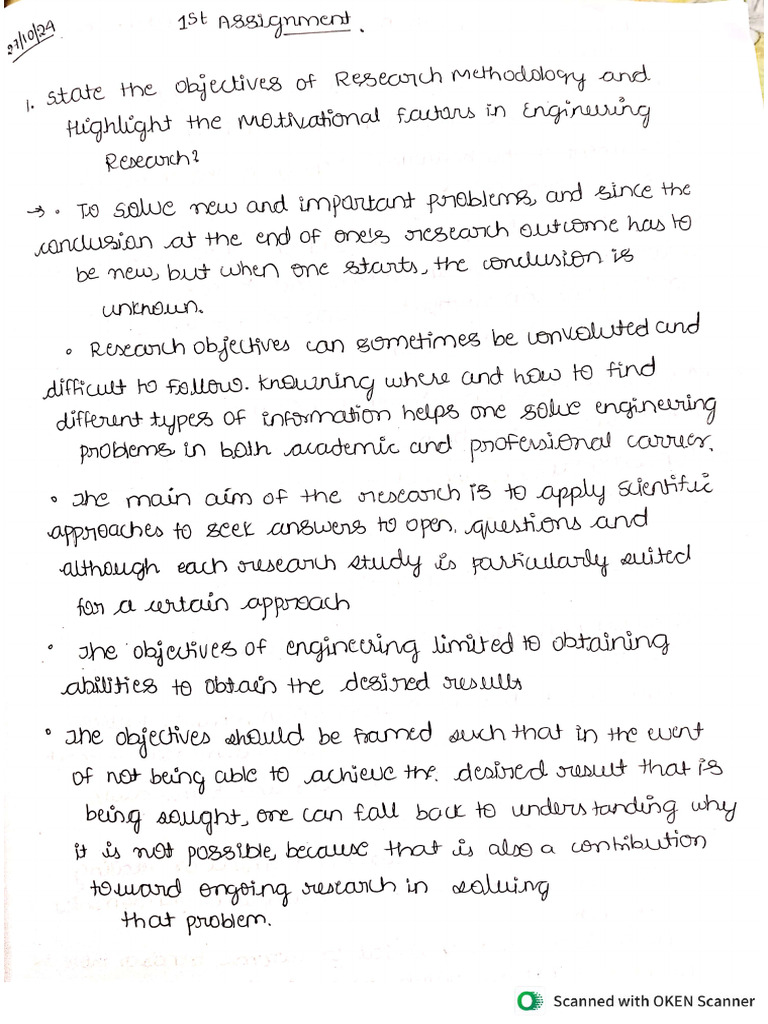 RM Assignment 1 | PDF