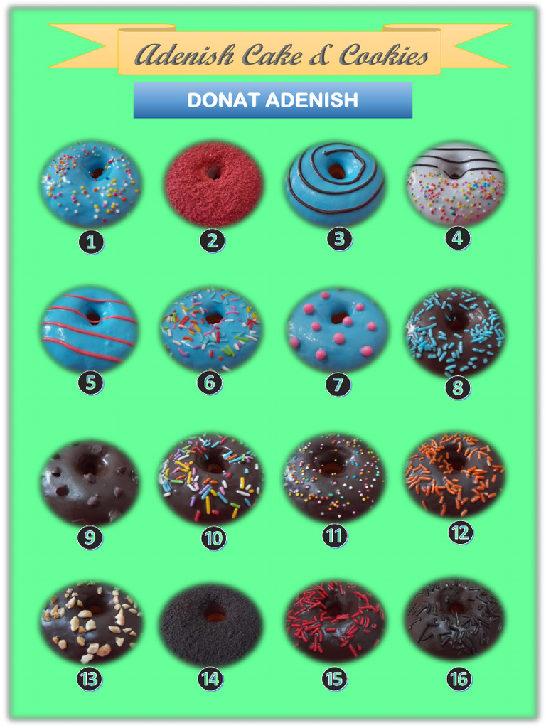 Menu Donat | PDF