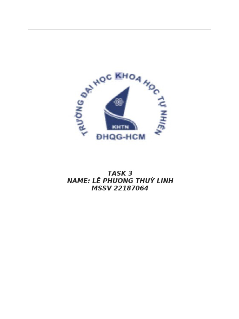 BT3 - Lê Phương Thuỳ Linh | PDF | Reverse Transcription Polymerase Chain Reaction | Polymerase ...
