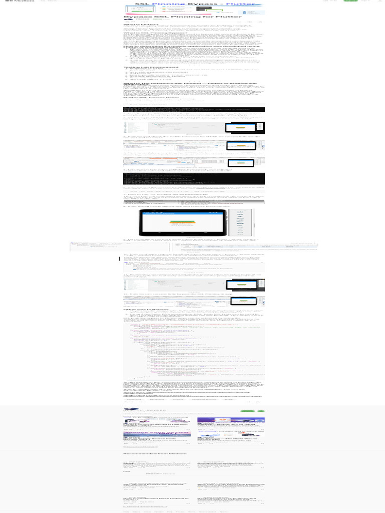 Bypass Ssl Pinning For Flutter What Is Flutter By Prasad Medium