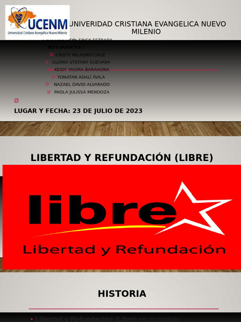 Historia y análisis del Partido Libre | PDF