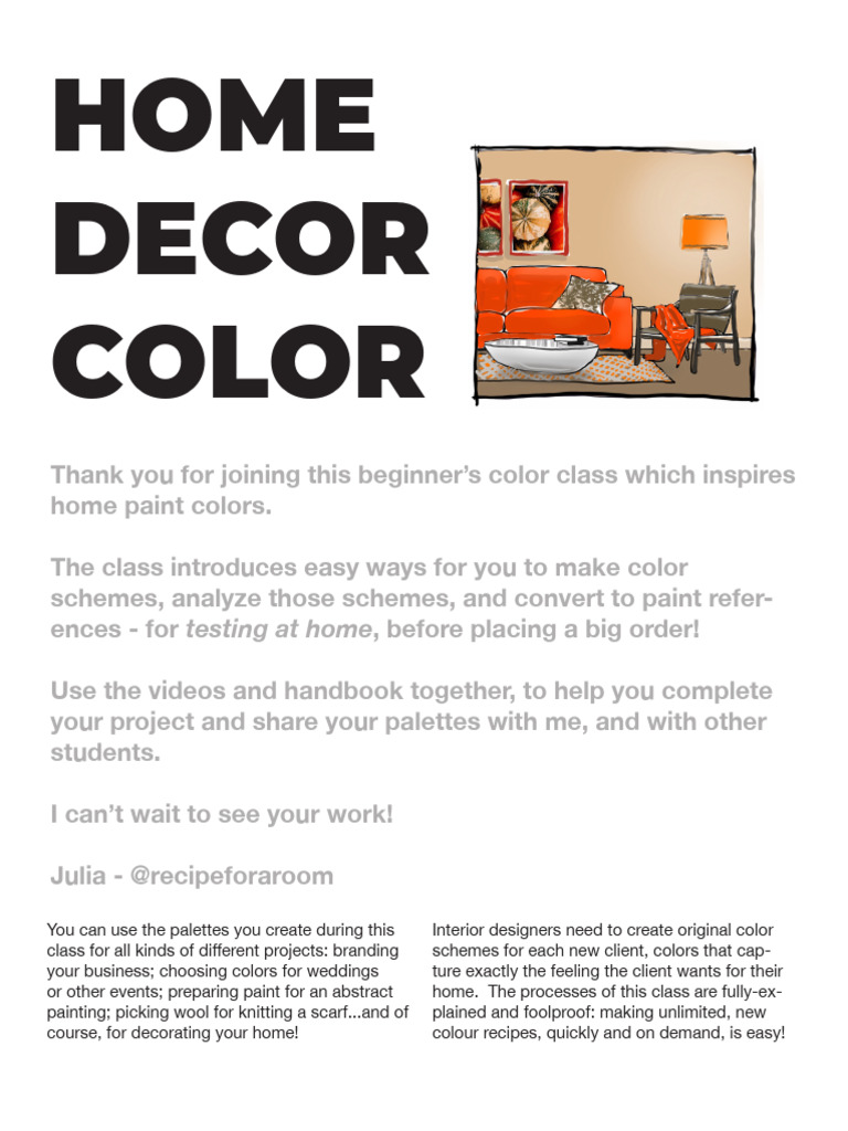 Beginner's Guide to Home Color Schemes | PDF | Color | Vision