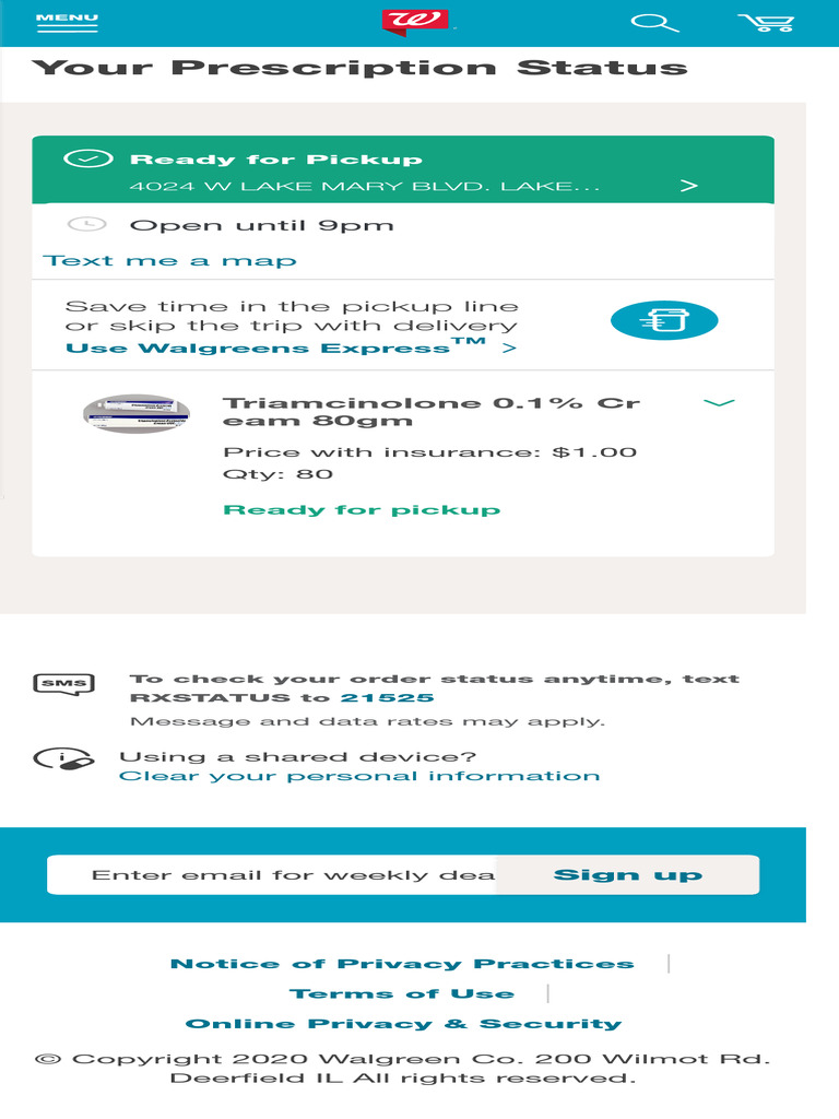Your Prescription Status | PDF