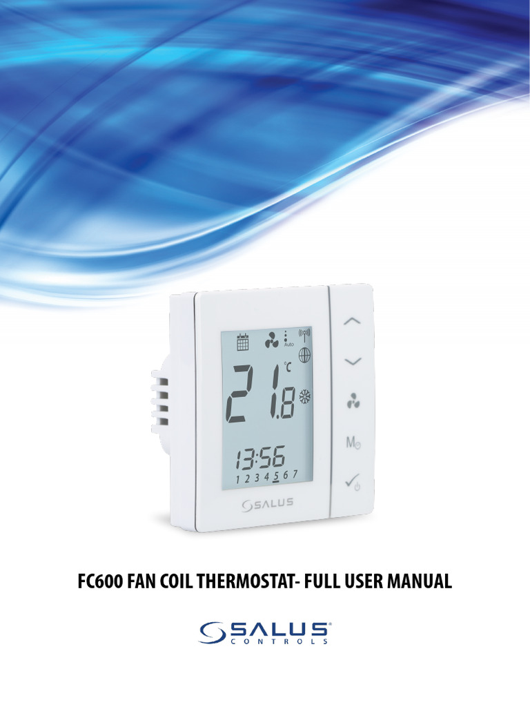 FC600 Full-Manual V1 ENG | PDF | Thermostat | Computing