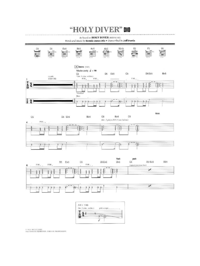 Dio - Holy Diver | PDF