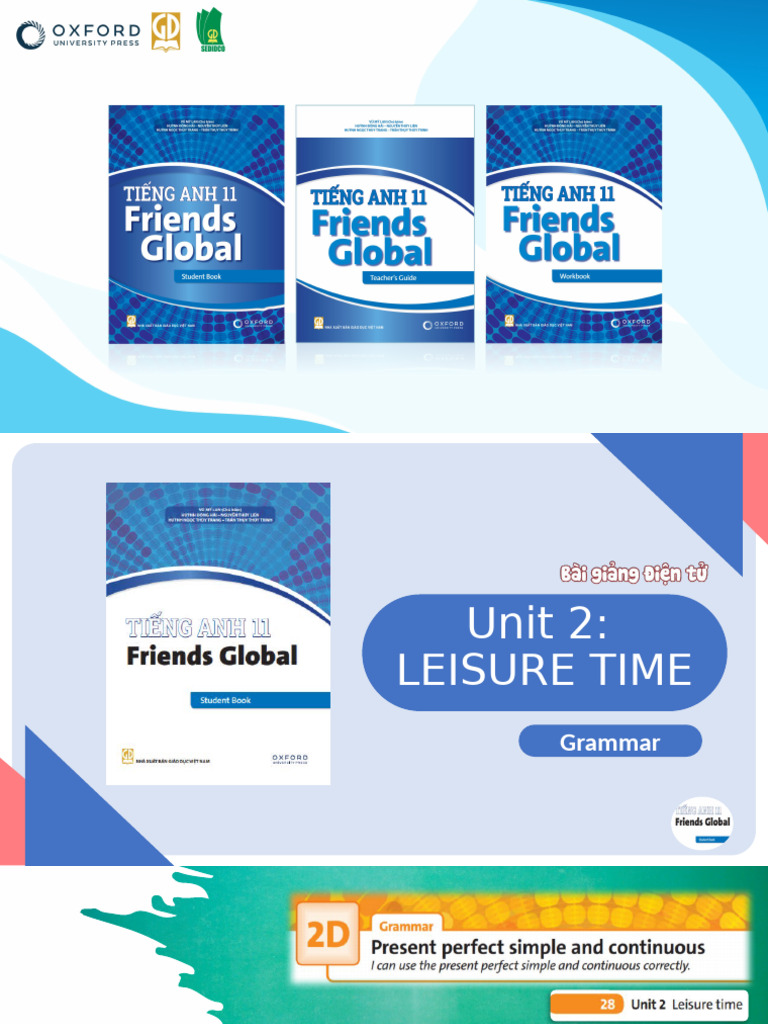 Friends Global 11 - Unit 2d Grammar | PDF