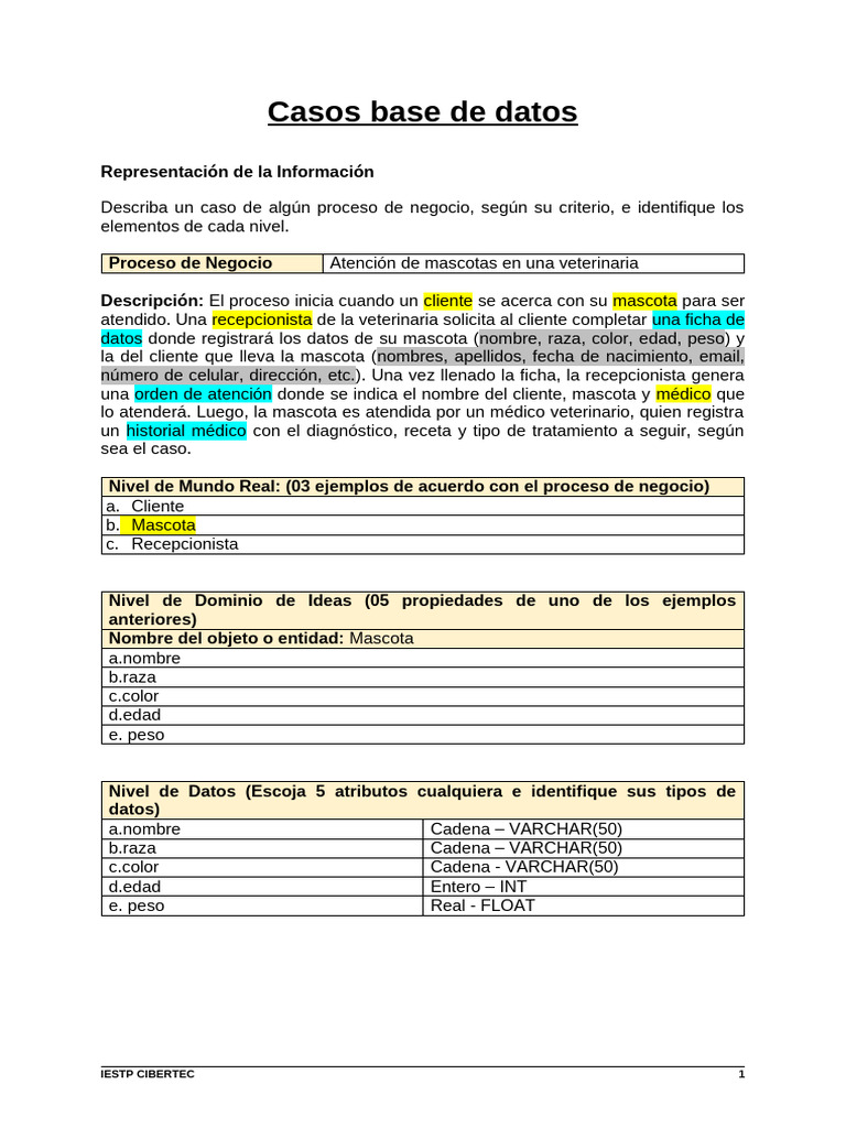 Casos (1) BD | PDF | Archivo de computadora | SQL