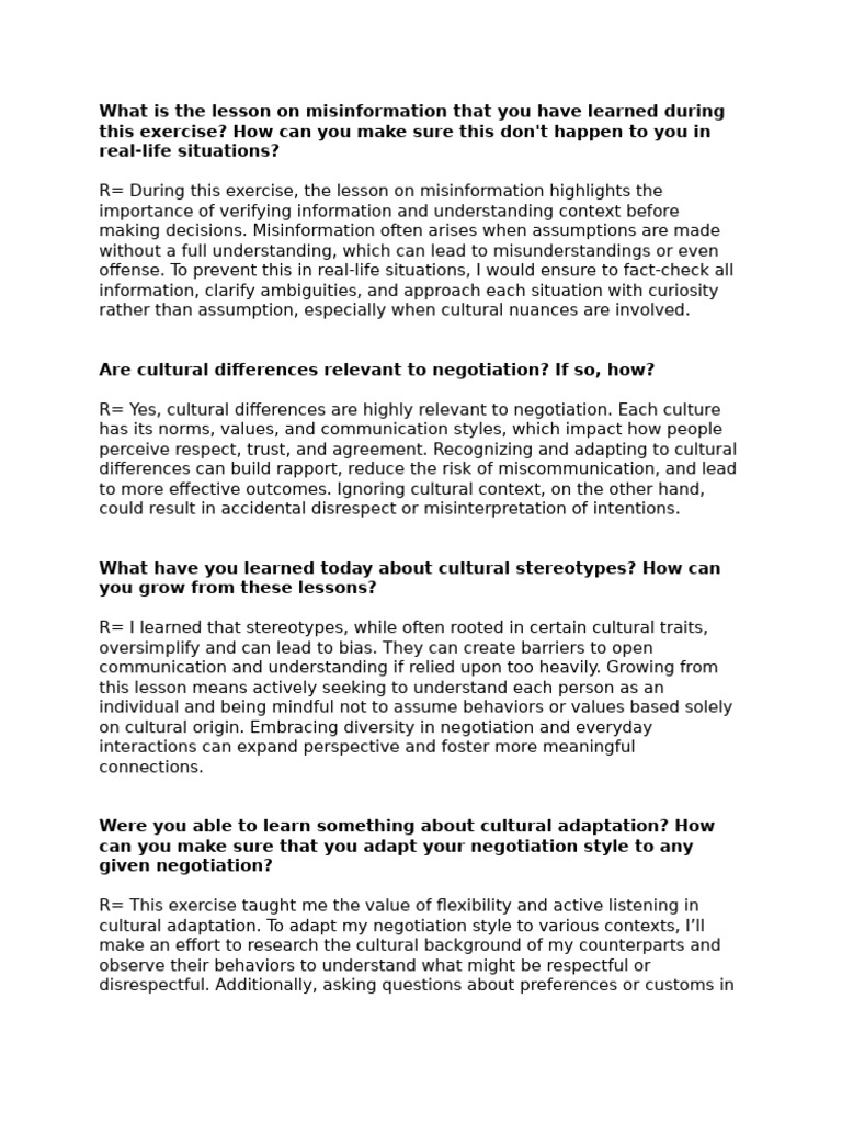 What Is The Lesson On Misinformation That You Have Learned During This ...