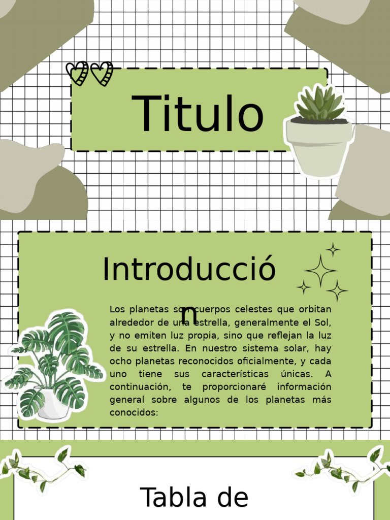 Green Inspiring Template | PDF