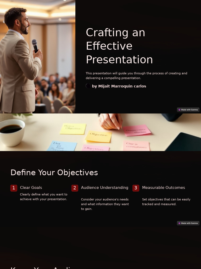 Crafting An Effective Presentation | PDF