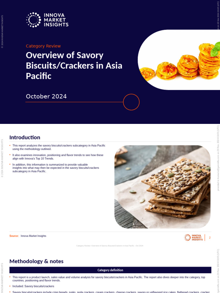 CROverview of Savory BiscuitsCrackers in Asia Pacific ...